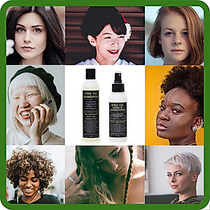 Emu Oil Shampoo and Leave-in Conditioner Set Sulfate Free with Special Keratin