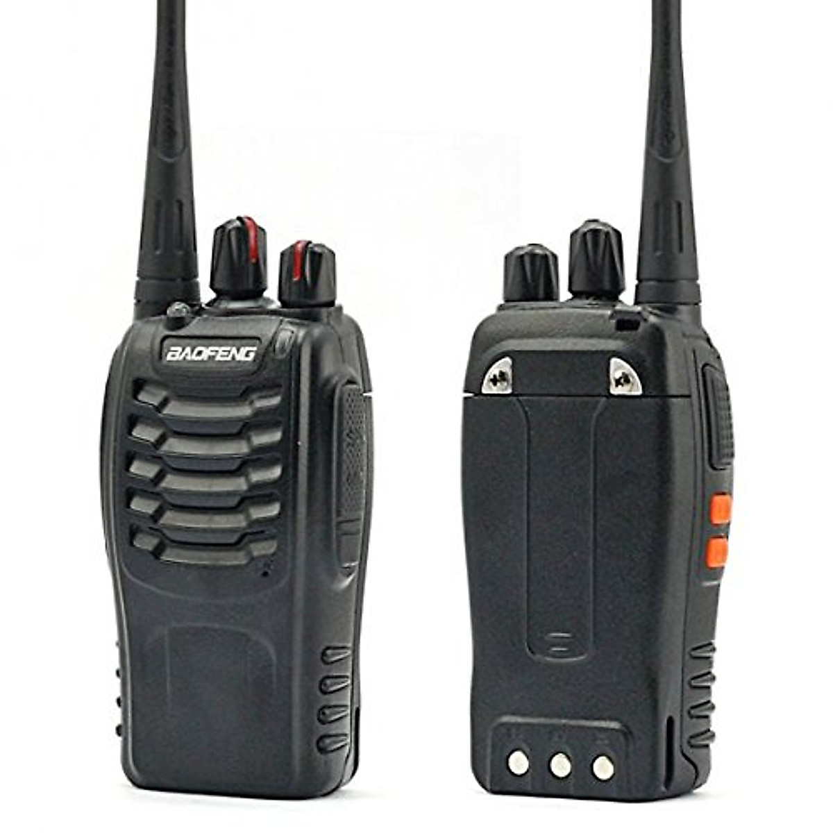 BaoFeng 1PCs 888S Walkie Talkies 1500mAh Rechargeable Battery 3 Miles Long Range with Earphone LED Flashlight