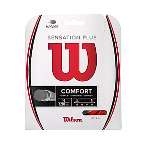 WILSON Sporting Goods WILSON Sensation Plus Red 17 Tennis String - 17 gauge set