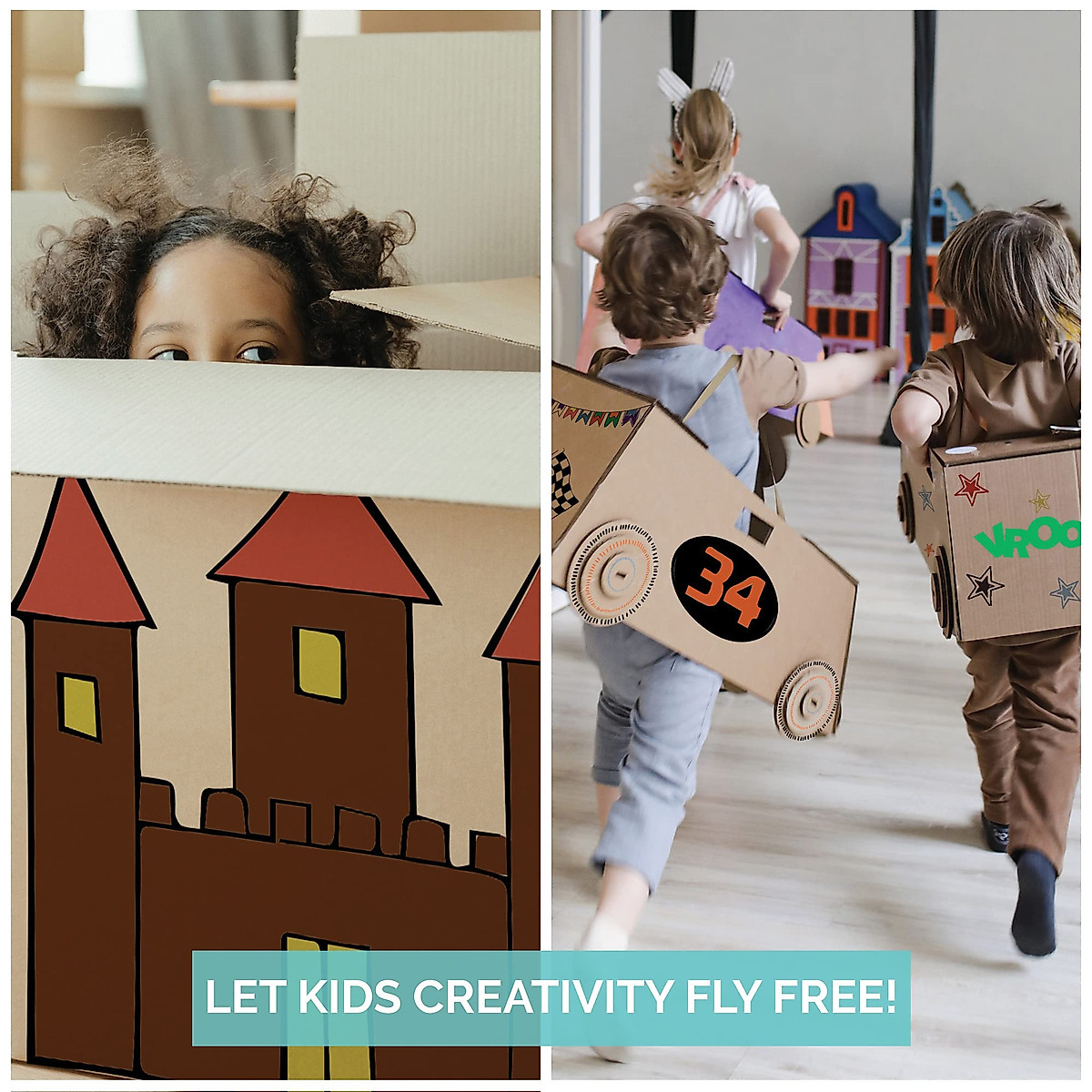 JumpOff Jo - 48 Pack of Liquid Chalk Markers – Reversible Chisel and Round Tip - Neon, Metallic, and White Included