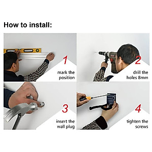 N32 (Foldable Type) String Trimmer Hanger, Garden Power Tool Hanger, Weed Wacker Hanger, Weed Eater Rack, Trimmer Rack, Garage Tool Organizer, Weed Eater Holder for Garage, Garage Trimmer