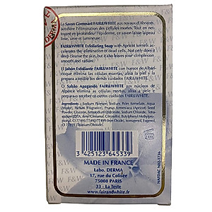 FAIR & WHITE Original Exfoliating Soap - 200g / 7oz – Skin Brightening Soap, Cleansing Bar, Formulated to Fade Dark Spots: Face, Knees, Body, Elbows & Armpits