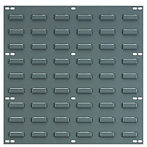 Akro-Mils 30618 Louvered Steel Wall Mount Panel Garage Organizer for Hanging AkroBin Storage Bins, 18-Inch W x 19-Inch H, Grey, 4 Pack