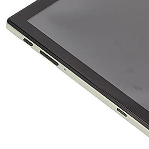 CHICIRIS Gaming Tablet, 128GB Memory Expansion 10GB RAM Dual SIM 10.1 Inch for Entertainment (Light Green)