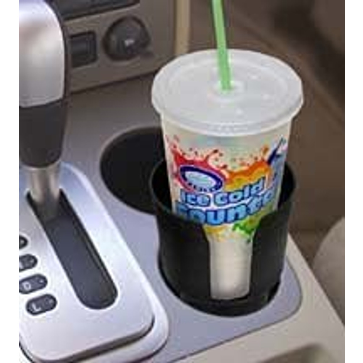 Gadjit CUP KEEPER Cup Holder Adapter (2 Pk) expands car cup holders that are 2.5”-3” wide to hold beverages that are 3.25" wide like 18, 20, 21, 24 oz Hydro Flasks, 12,18,20,30 oz Yeti Tumbler, 20, 24oz Naglene Bottles, Other Coffee & Travel Mugs with BOT
