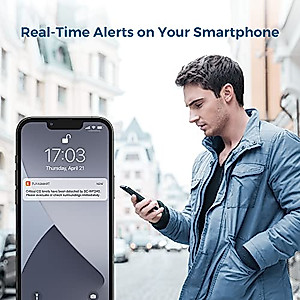 AEGISLINK Wi-Fi Combination Smoke and Carbon Monoxide Detector with LCD Display & Replaceable Battery, Compatible with TuyaSmart & Smart Life App, SC-WF240