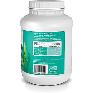 Solid Gold SeaMeal Cat & Dog Food Topper - Kelp Powder Dog & Cat Multivitamin - Omega 3 & Digestive Enzymes for Skin & Coat, Gut + Immune Support - 5 LB