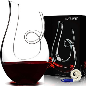 NUTRIUPS Wine Decanter Swan Red Wine Decanters Hand Blown Wine Decanter and Carafe Decanter for Wine