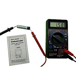 7 Function Digital Multimeter AC DC Voltage Resistance Current Transistor Diode Audible Continuity Buzzer and Square Wave Output