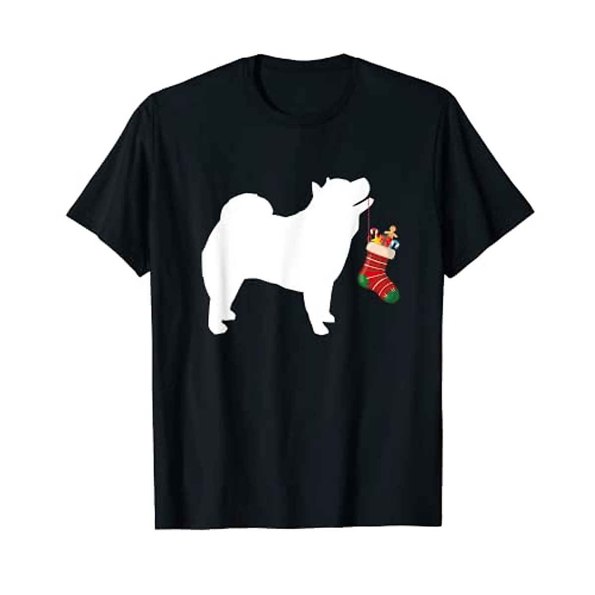 Chow Chow Christmas Stocking Stuffer Dog T-Shirt