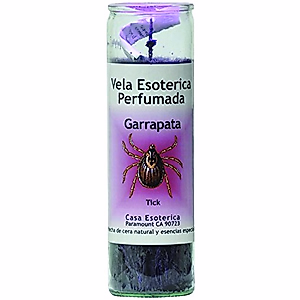 Indio SPRITIUAL Palm Oil Candle-Tick Purple Candle - Esoteric Palm Oil Wax(GARRAPATA SCNTD)