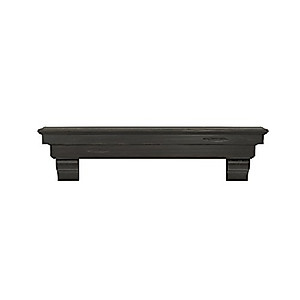Pearl Mantels 497-60-20 Celeste Mantel Shelf, 60", Espresso Finish