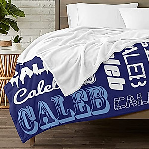 HSSQMH Custom Blankets for Baby Girls Boys Personalized Baby Blankets with Name Personalized Blankets for Kids Customized Blankets with Name Gift for Birthday Christmas Wedding Valentines Day