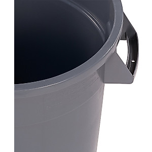 Carlisle FoodService Products 34101023 Bronco Round Waste Container Only, 10 Gallon, Gray