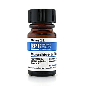 RPI M10500-1.0 Murashige & Skoog MS Medium with Gamborg's B5 Vitamins, 4.4 Grams of Powder, Makes 1 Liter of Solution