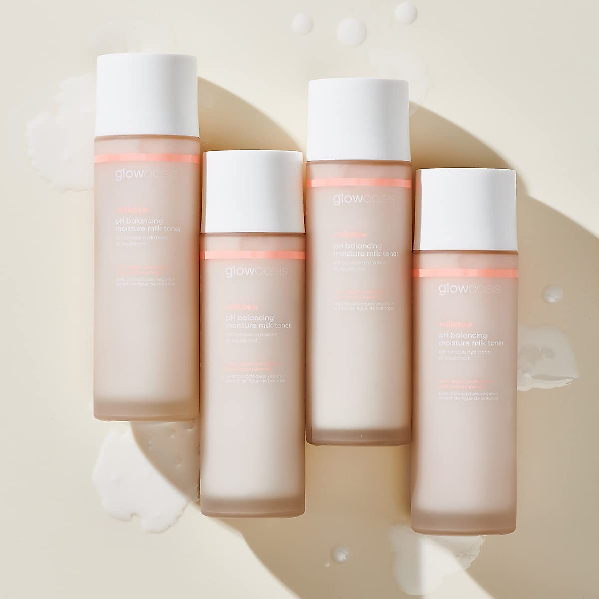 glowoasis Milkdew pH Balancing Skin Care Toner | 2-in-1 Moisturizing Skincare Toner |Hydrating Toner for Face | Facial Skin Care Products| Vegan Face Toner for Women & Men