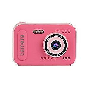 Namolit 1080P Mini Kids Digital Camera Digital Video Camera for Kids Dual Lens 2.4 Inch IPS Screen Built-in Battery Cute Photo Frames Interesting Games with Neck Strap Birthday