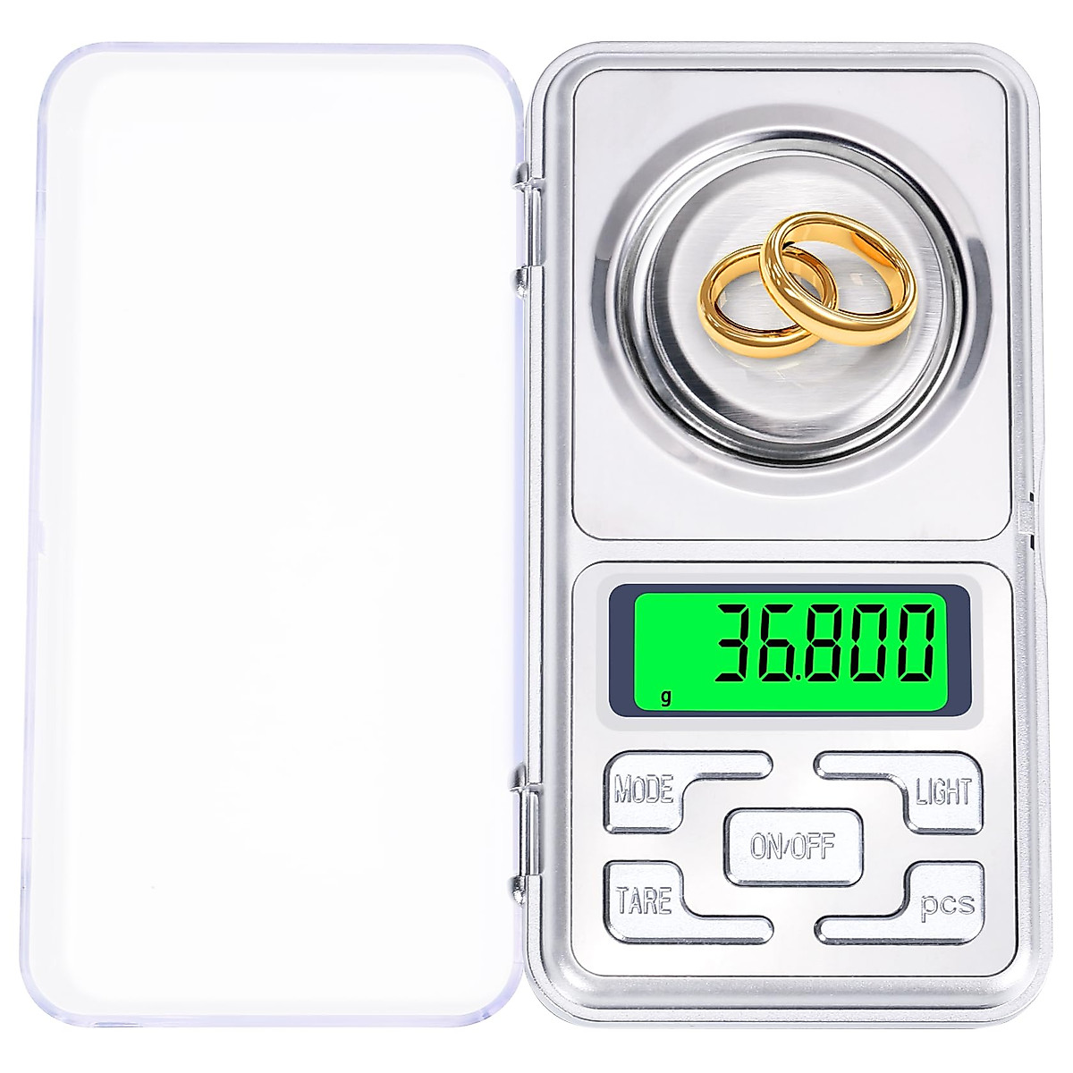 GRAM PRES Digital Milligram Scale 50/0.001 Gram Accuracy,Small Jewellery Coin Powder Pocket Scale Digital Gram and Oz,Digital Gram Scale with Lcd for Medicine, Gold, Gem, Reloading