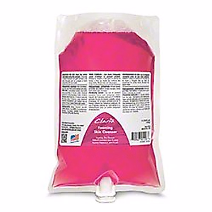 Betco 75029-00 Clario Pink Foaming Skin Cleanser - 1000 mL Bag, 6/case