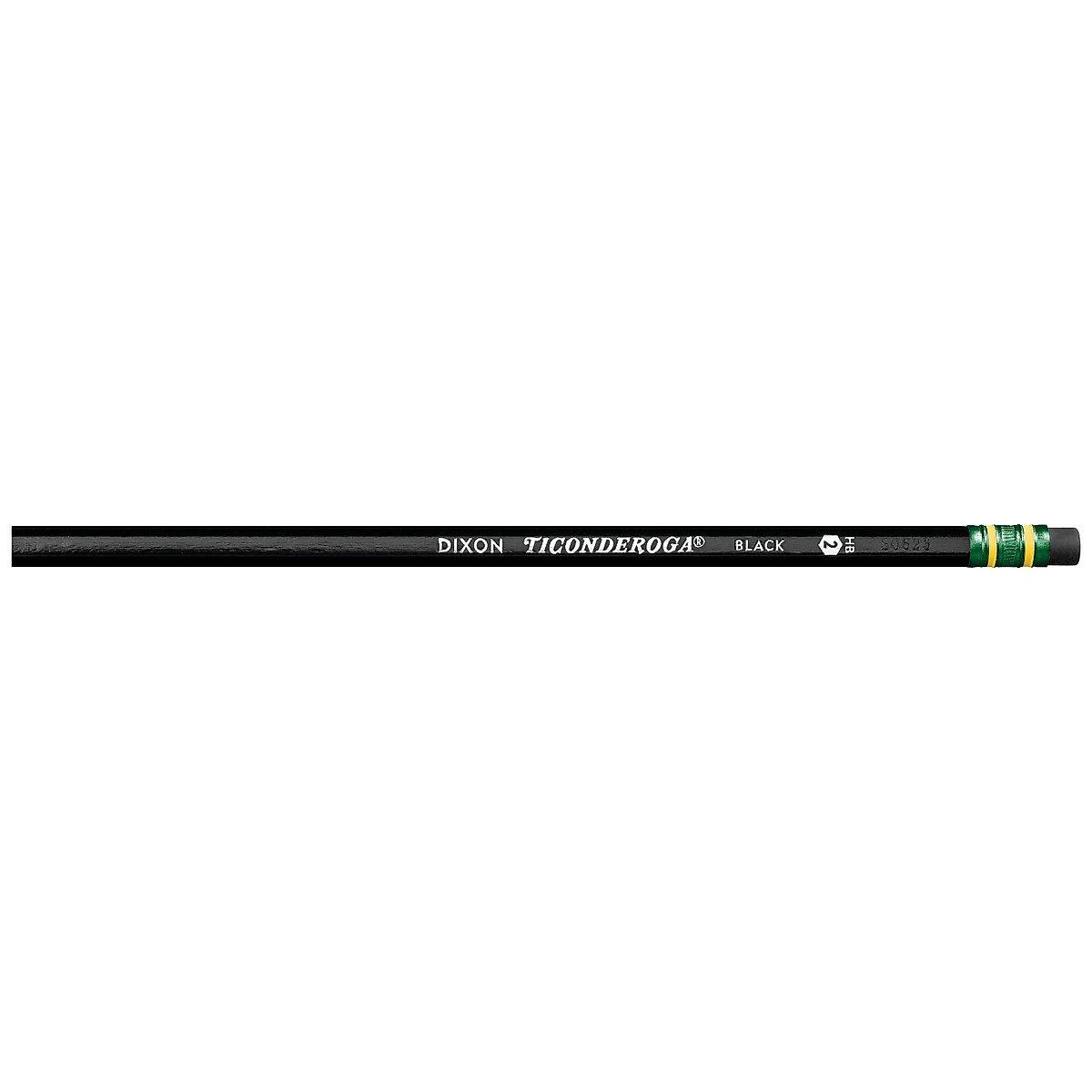 Ticonderoga Wood-Cased Pencils, Unsharpened, 2 HB Soft, Black, 12 Count