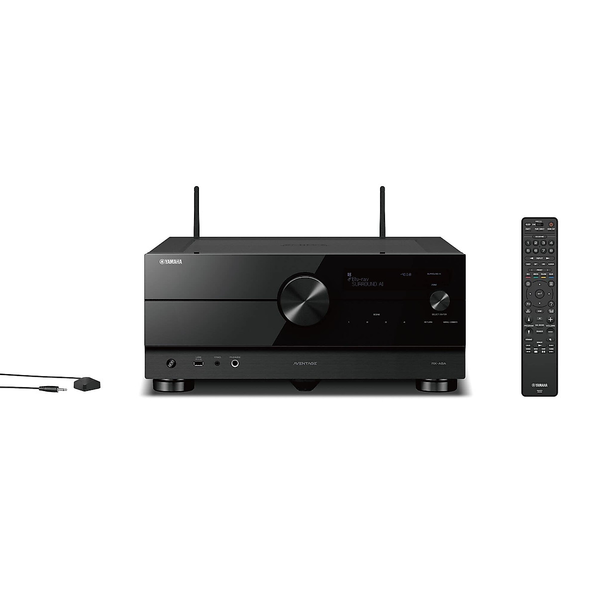 Yamaha RX-A8A AVENTAGE 11.2 Channel AV Receiver Bundle with 2m 8K Ultra High Speed HDMI Cable