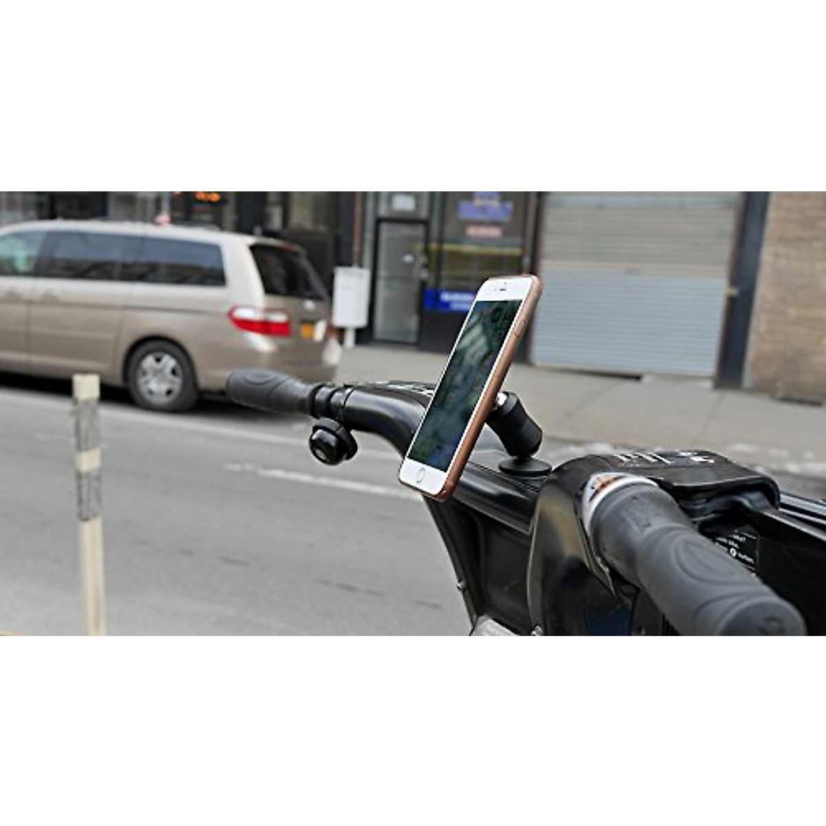 CLUTCHIT The Original Dual Magnetic Movable Phone Holder and Tablet Mount (Matte Black)