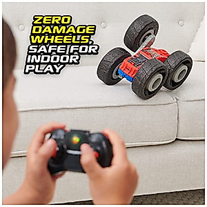 Air Hogs Super Soft, Flippin’ Frenzy, 360 Spinning Action, 2-in-1 Stunt Vehicle Remote Control Car, Kids Toys for Kids 4 and up