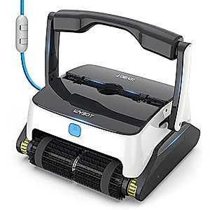 WYBOT Robotic Pool Cleaner for In-Ground and Above Ground Pools Up To 50 Feet - Powerful Triple Motors, Large Filter Basket, and Wall Climbing Function for Ultimate Cleaning Performance