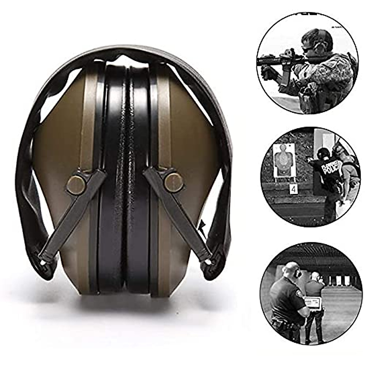 Ear Protector Tactical Shooting Earmuff Adjustable Foldable Anti Noise