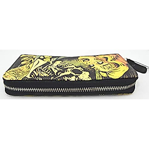 Liquorbrand Horror B Movie cartoon zip around clutch Wallet