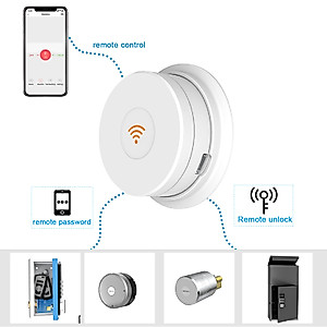 WeHere Wi-Fi Bridge (W100) & Door Sensor Suitable Smart Key Box & Smart Parcel Box,Record Door Opening/Closing Status