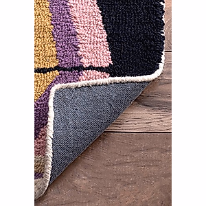 nuLOOM Ofelia Bohemian Wool Runner Rug, 2' 6" x 8', Multi
