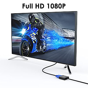 FEMORO DisplayPort to VGA Adapter 1080P Converter, Display Port DP to VGA Adapter Male to Female Connector Compatible with Computer, Desktop, Laptop, PC, Monitor, Projector, HDTV - Black