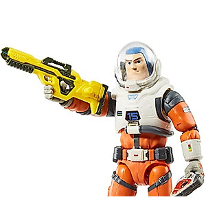 Disney Pixar's Lightyear Alisha Hawthorne and Buzz Lightyear Action Figures, Posable, 2 Pack, for Ages 4 Years and Up