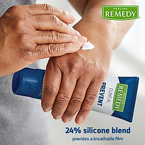 Medline Remedy Clinical Silicone Cream (4 oz), 12 Count, Unscented, Chapped, Sensitive Skin, Breathable, Incontinence Care, Soothing, Breathable Film, Moisturizing, Nourishing