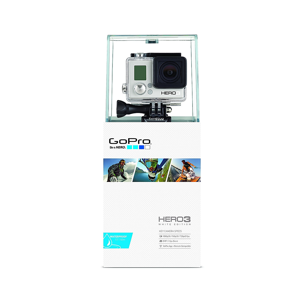 GoPro HERO3: White Edition - 131'/ 40m Waterproof Housing