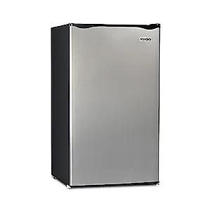 Igloo IRF32PL6A 3.2 Cu.Ft. Single Door Compact Refrigerator with Freezer, Slide Out Glass Shelf, Perfect for Homes, Offices, Dorms, Platinum