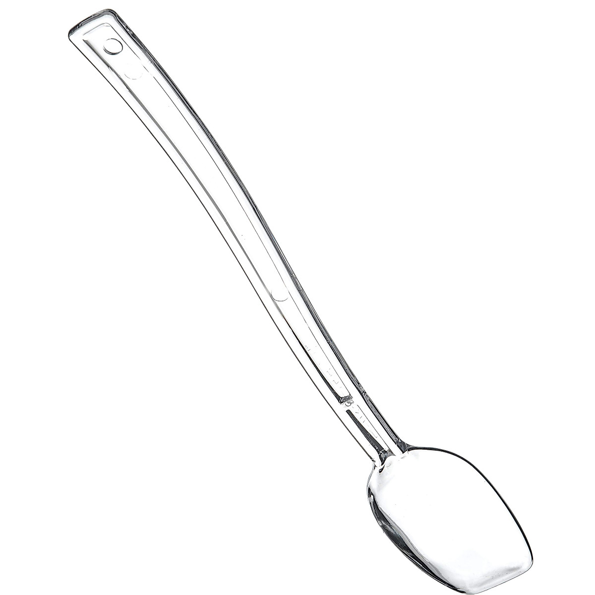 Carlisle FoodService Products CFS 447007 Solid Buffet / Salad Serving Spoon, 0.8 oz, Clear