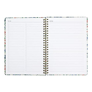 Letts Spring Valley Weekly/Monthly Planner, 12 Months, January to December, 2024, Wiro Binding, A5 Size, 8.25" x 5.875", Multilingual, Mint (C082377-24)
