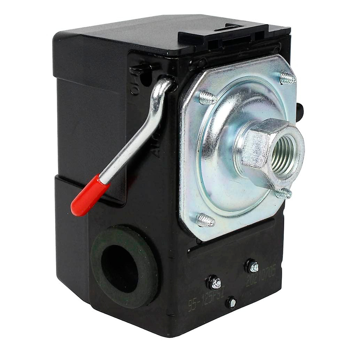 Pressure Switch for Air Compressor 95-125 psi Single Port HEAVY DUTY 26A Replaces HUBBELL FURNAS SQUARE D SIEMENS SEARS DEWALT CRAFTSMAN BLACK MAX JENNY BLACK AND DECKER