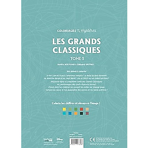 Coloriages mystères Disney - Les Grands classiques Tome 5