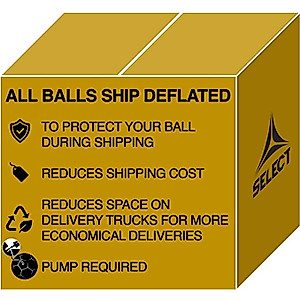 Select Club DB V22 Soccer Ball, 12-Ball Pack with Duffle Ball Bag and Hand Pump, White/Blue, Size 5