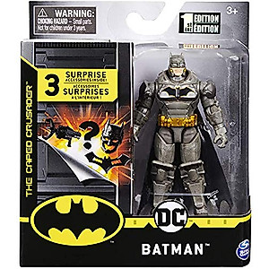 DC Batman 2020 Batman Heavy Armor Light Gray with Gold Belt 4-inch Action Figure by Spin Master