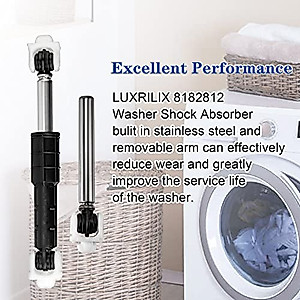 W10822553 8182812 Washer Shock Absorber Replacement for Amana Kenmore Whirlpool Duet Shock Absorbers Replace W10015830 W10261477 W10822553VP AP5985209 PS11723173 (4 Pack) 5-YEARS WARRANTY