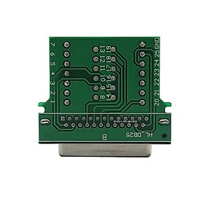 YIOVVOM DB25 Breakout Board Solder-Free Male Adapter 25-pin Port Adapter to Terminal Connector Signal Module Long Bolts and Nuts with case