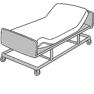 2 Piece Hospital Bed Sheet Set 800 Thread Count Soft 100% Egyptian cotton sheet set Hospital Bed Sheets Fitted sheet With Pillowcase Pink,Standard ( Fitted + Pillow ) ( 15 Inch Drop )