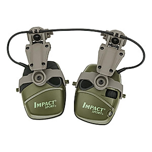 Tactical Helmet ARC Rail Adapter for Tactical Electronic Shooting Earmuffs, Compatible with Howard Leight Impact Sport Product Model ‎R - 01526 Headphones (DE)
