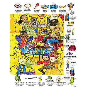 My First 1000 Spanish Words, New Edition: A Search-and-Find Book (Happy Fox Books) Seek-and-Find Adventure and Foreign Language Learning Guide - Spanish Word Association and Pronunciation for Kids 3-5