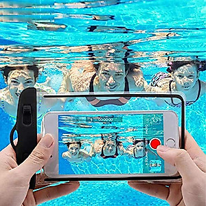 MSERICH Universal Waterproof Case, Waterproof Phone Pouch Compatible for iPhone 13 12 11 Pro Max XS Max,Galaxy S21 S20 S10 S9 Note 10 9 Pixel Up to 7.8", IPX8 Cellphone Dry Bag -5 Pack