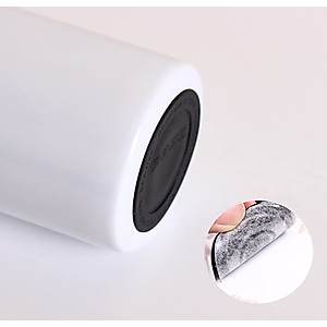 LOTSA. STYLE Silicone Bottom for Tumblers, Protective Anti-Slip Rubber Bottom with 3M Adhesive Wine Tumblers Skinny Straight Tapered Tumblers Mason Jars, 10 piece (58 mm, Black)